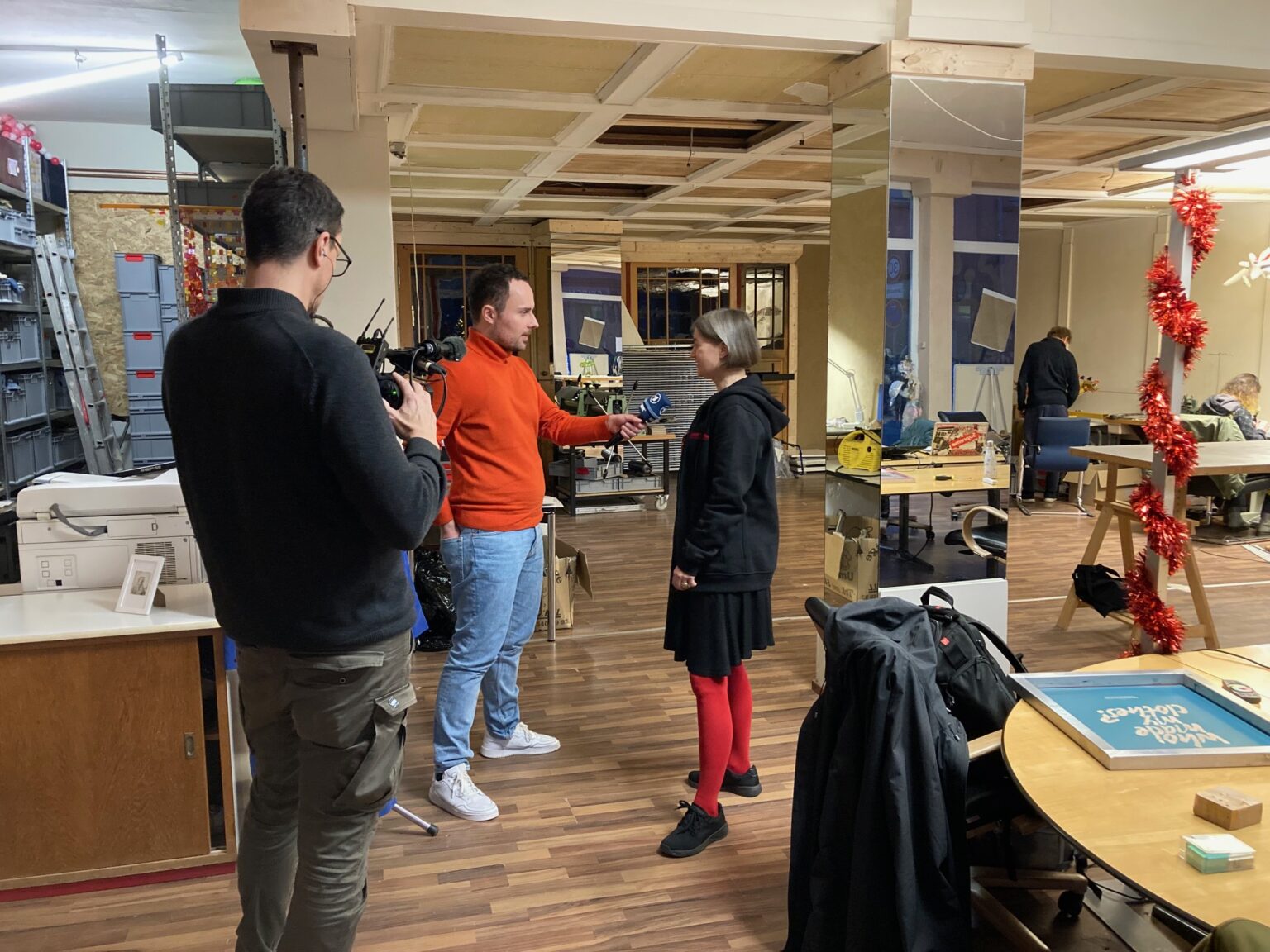 Spannender Dreh für das Morgenmagazin – Verstehbahnhof